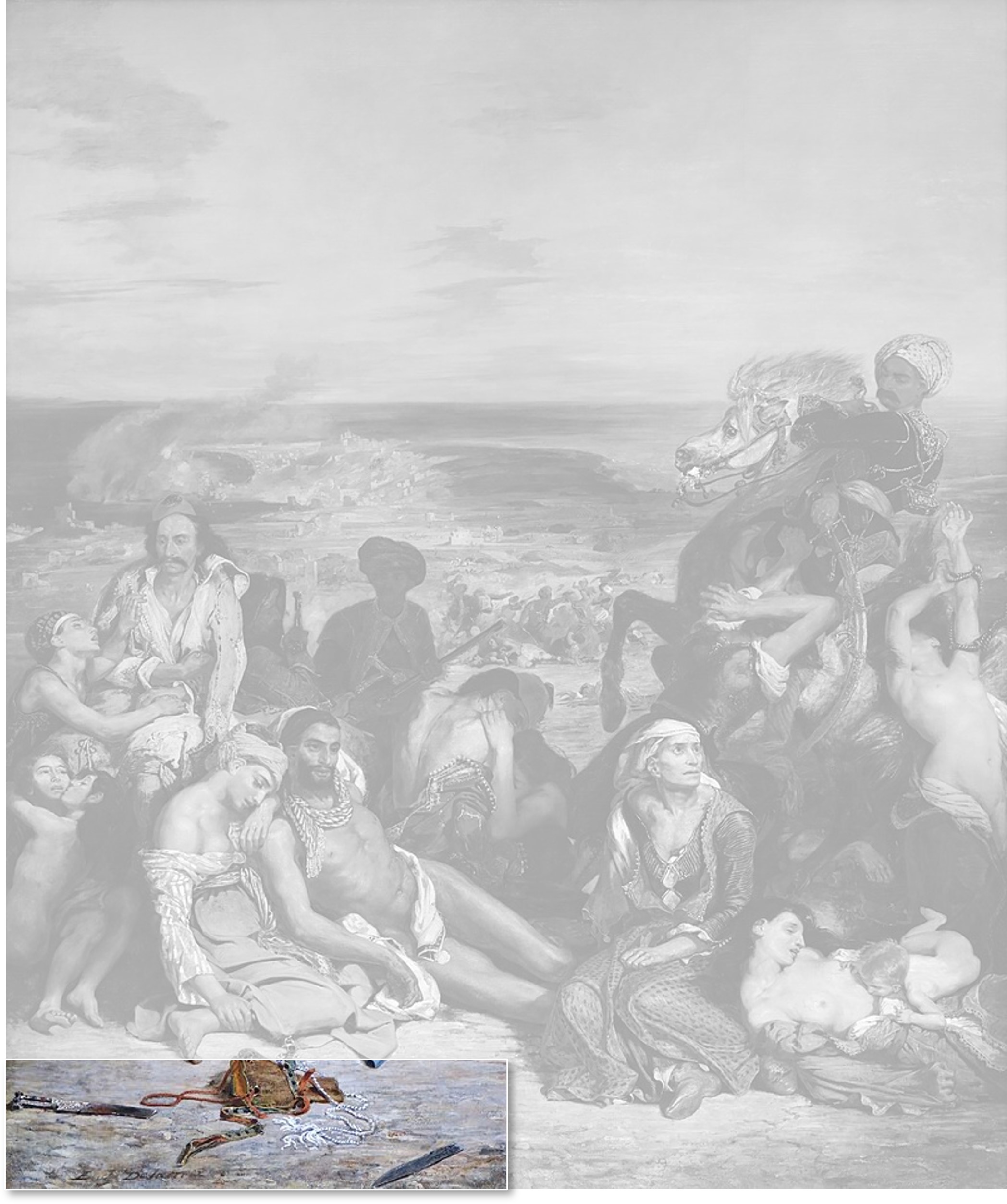 Scènes de massacre à Chios (Eugène Delacroix) – Ars Europae XIX